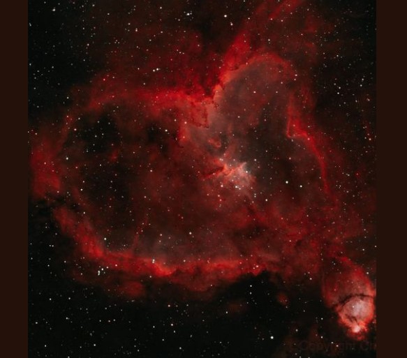 Το Νεφέλωμα της Καρδιάς (Heart Nebula), λόγω της ημέρας! – Sikionia.gr
